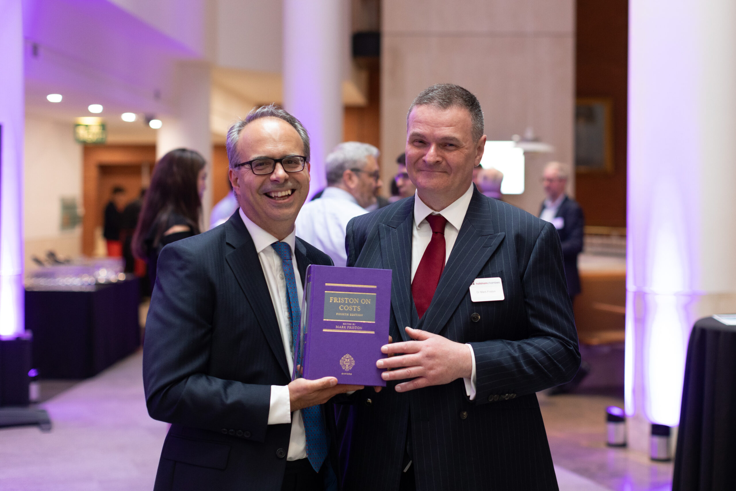 Harbour Underwriting jointly hosts party for launch of Friston on Costs ...